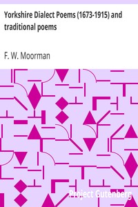 Yorkshire Dialect Poems (1673-1915) and traditional poems – Shri Guru ...